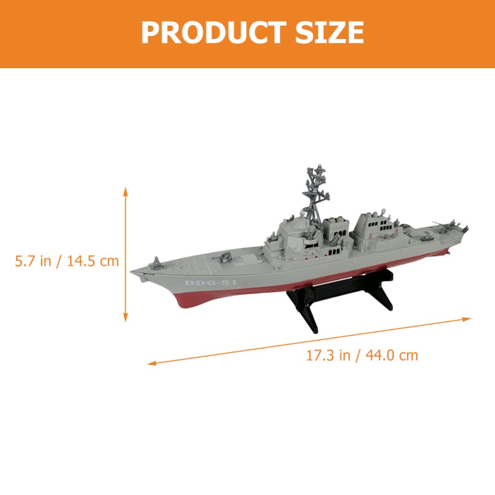 Zerodeko Kids Toys Kids Toys Kids Toys 1PC Toy Model, Plastic Model Toys, Static Finished Warship Destroyer Toys Boy Toys Boy Toys Boy Toys