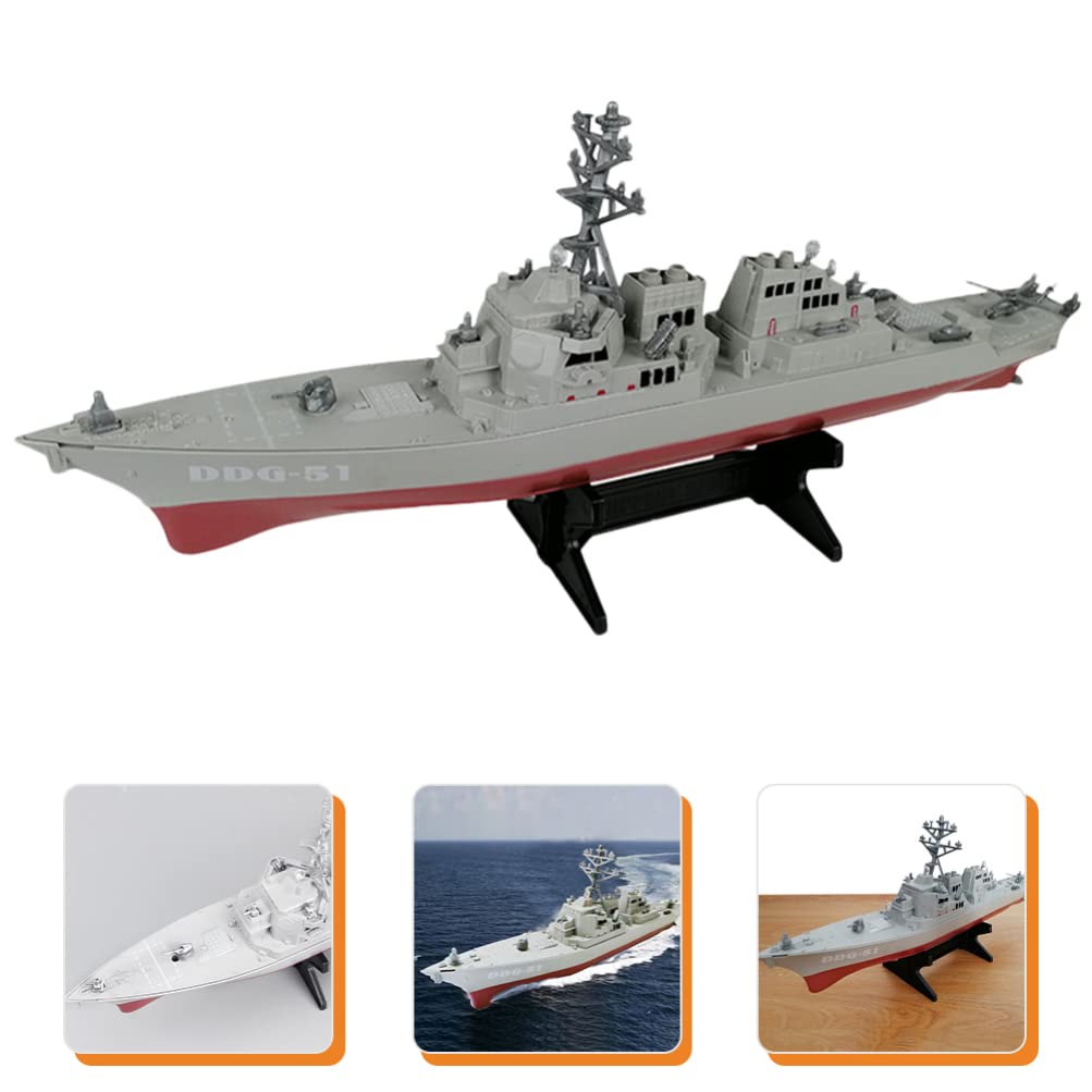 Zerodeko Kids Toys Kids Toys Kids Toys 1PC Toy Model, Plastic Model Toys, Static Finished Warship Destroyer Toys Boy Toys Boy Toys Boy Toys