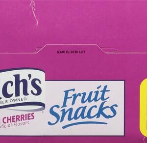 Welch's Fruit Snacks, Berries 'n Cherries, Perfect for School Lunches, Gluten Free, Bulk Pack, Individual Single Serve Bags, 0.8 oz (Pack of 40)