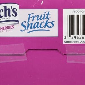 Welch's Fruit Snacks, Berries 'n Cherries, Perfect for School Lunches, Gluten Free, Bulk Pack, Individual Single Serve Bags, 0.8 oz (Pack of 40)