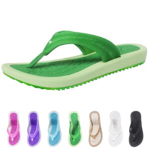 gold pigeon shoes gp breeze light weight flip flops for women: 8521 green, eu40 (us size 8.5-9)