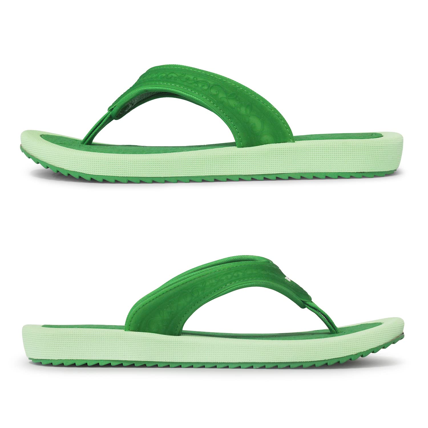 Gold Pigeon Shoes GP Breeze Light Weight Flip Flops for Women: 8521 Green, EU40 (US Size 8.5-9)