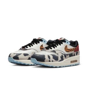 Nike Women's Air Max 1 '87 ''Great Indoors Sail/Blk-Blue (FD0827 133) - 6.5,Sail/Black-celestine