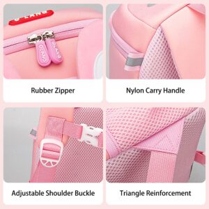 kvcezxu Kids Backpack Cute Bunny School bag and Shoulder Bag 2Pcs Set, Anti-Lost Children Toddler Small Schoolbag BookBag For Boys Girls Pink Small