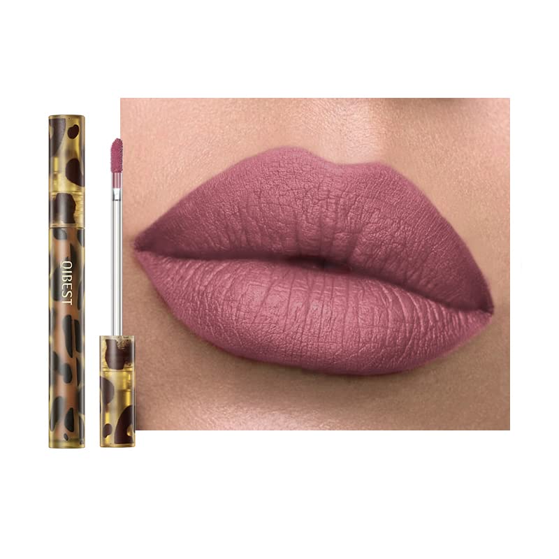 Anifer Velvet Matte Liquid Lipstick Makeup Long-Lasting and Waterproof Wear, Instant Shine Non-Stick Cup Lip Gloss,(Warm Purple Neutral.02)