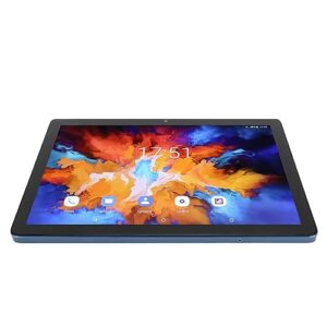 Airshi 10.1 Inch Tablet, Gaming Tablet 100 to 240 V Blue 1920x1200 IPS Integrated GPS for Office (US Plug)