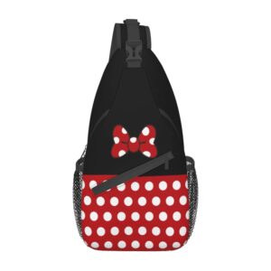 kriddr cartoon chest sling bag casual for women & men crossbody sling backpack shoulder bag for travel hiking gym