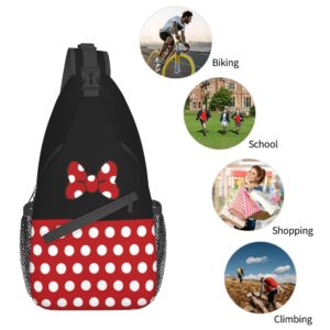 KridDr cartoon Chest Sling Bag Casual For Women & Men Crossbody Sling Backpack Shoulder Bag For Travel Hiking Gym