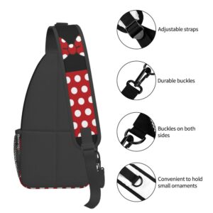 KridDr cartoon Chest Sling Bag Casual For Women & Men Crossbody Sling Backpack Shoulder Bag For Travel Hiking Gym