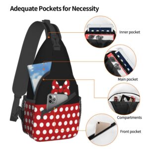 KridDr cartoon Chest Sling Bag Casual For Women & Men Crossbody Sling Backpack Shoulder Bag For Travel Hiking Gym