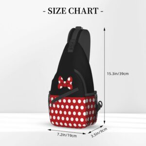 KridDr cartoon Chest Sling Bag Casual For Women & Men Crossbody Sling Backpack Shoulder Bag For Travel Hiking Gym