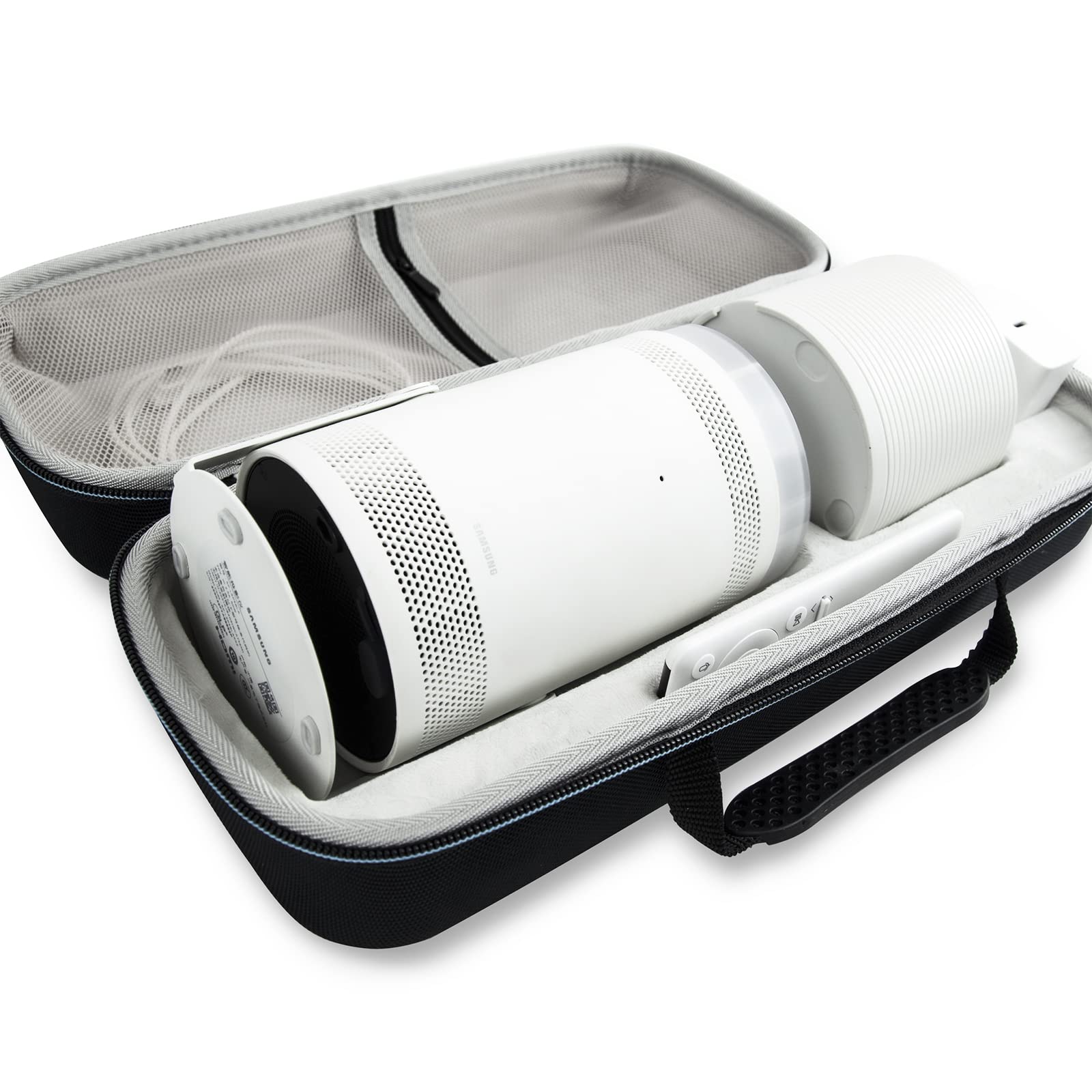 Carrying Case for Samsung The Freestyle Projector,Compatible with The Freestyle Smart Portable Projector 360°All-Round Hard EVA Protection Storage Box Travel Bag