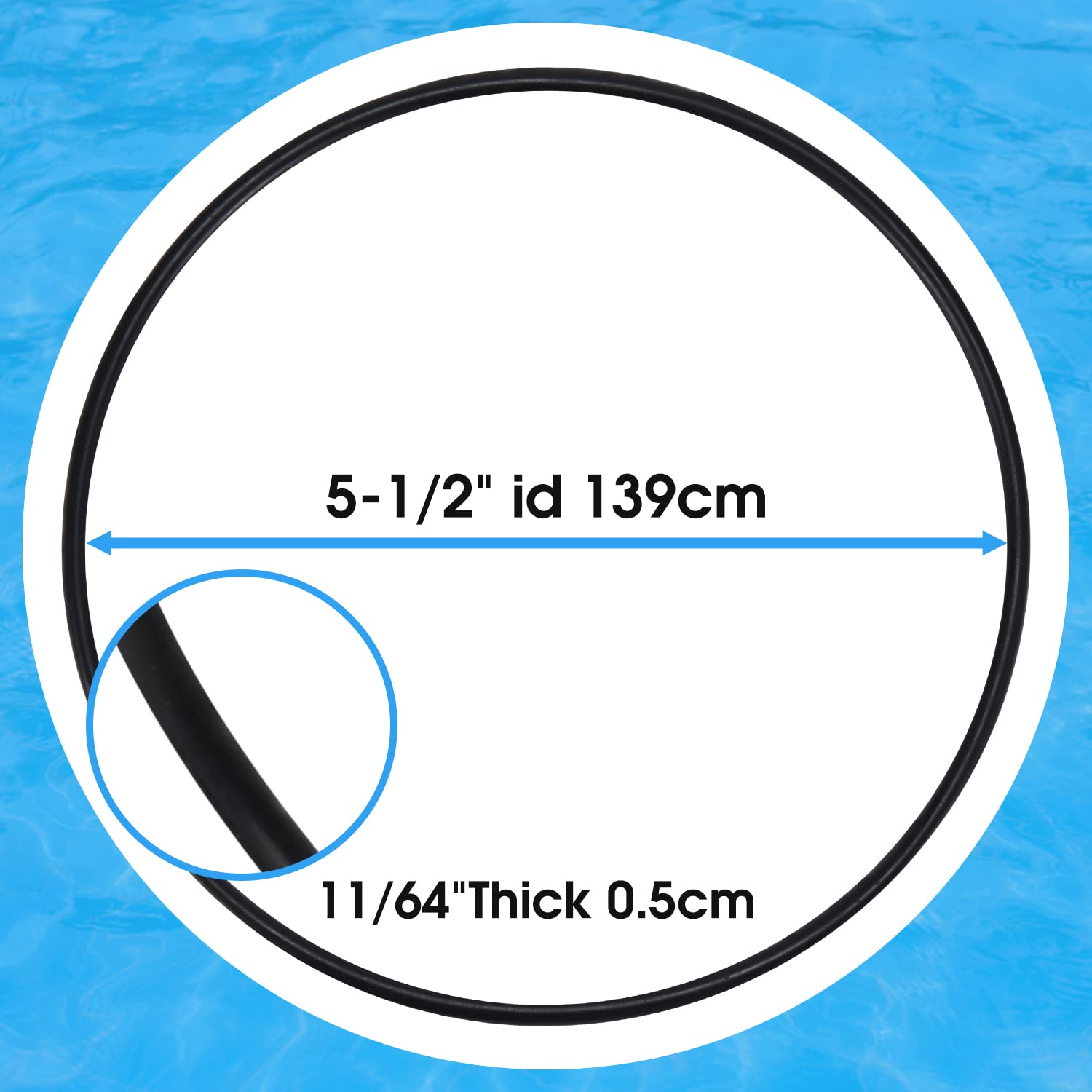 151122 Water Filter O Ring Compatible with Pentek Big Blue Pentek Water Filters 152032 4001756 151122-03 151122-27 01019189 Water Filter O Ring (3 Pack)