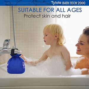 Tylola Showers-Hard Water Filter for Bathtub Faucet Spout.Portable Water Softener Removes Heavy Metals Ions-Iron, Lead,Scale.Relieves Dry, Itchy Skin, Eczema and Itchy Scalp.Tylola Bath Tech 2000