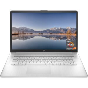 hp 2023 newest 17 laptop, 17.3" fhd ips display, amd ryzen 5 5500u (beat i7-11370h), 16gb ram, 1tb ssd, amd radeon graphics, bluetooth, webcam, hdmi, windows 11 home in s mode, natural silver