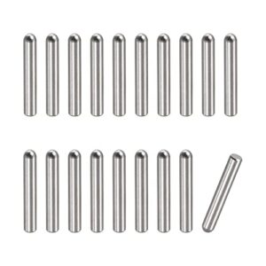 tool parts 2.2x14mm dowel pins - 20pcs round head flat chamfered end dowel pin