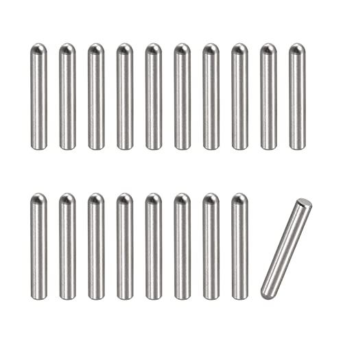 Tool parts 2.2x14mm Dowel Pins - 20pcs Round Head Flat Chamfered End Dowel Pin