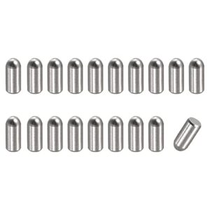 tool parts 2.2x5mm dowel pins - 20pcs round head flat chamfered end dowel pin