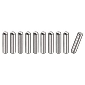 tool parts 6x16mm dowel pins - 10pcs round head flat chamfered end dowel pin