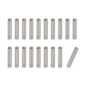 tool parts 3.5x10mm dowel pins - 50pcs round head flat chamfered end dowel pin