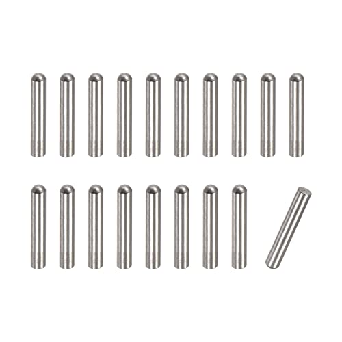 Tool parts 3.5x10mm Dowel Pins - 50pcs Round Head Flat Chamfered End Dowel Pin