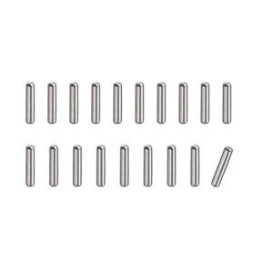 tool parts 0.6x6mm dowel pins - 20pcs round head flat chamfered end dowel pin