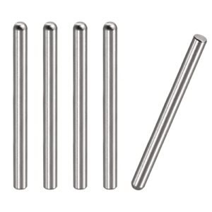 tool parts 5x70mm dowel pins - 5pcs round head flat chamfered end dowel pin