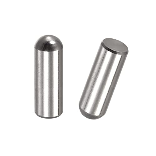 Tool parts 12x30mm Dowel Pins - 2pcs Round Head Flat Chamfered End Dowel Pin