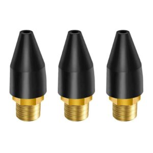 3 pcs rubber air tool for air nozzle tip, blow gun rubber tip for air tool, parts air nozzle for air blow guns tool for air tool parts & accessories air blow guns tool black