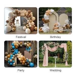 6.6FT x 6.6FT Wedding Arches for Ceremony, Square Metal Balloon Arch Stand, Rectangular Backdrop Stand for Anniversary Birthday Party Bridal Shower Decoration Home Decor, Gold