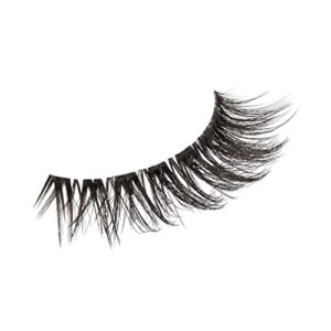 KISS Lash Couture The Muses Collection False Eyelashes, Noblesse', 12 mm, Handmade, Refined Faux Silk, Contact Lens Friendly, Easy to Apply, Includes 1 Pair Reusable Strip Lashes