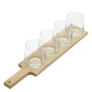 houdini 5 piece wine flight tasting board