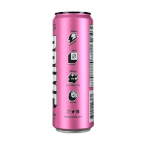 Prime Energy Drink by Logan Paul & KSI Naturally Flavored, 200mg Caffeine, Zero Sugar, 300mg Electrolytes, Vegan, 12 Fl Oz per Can (Strawberry Watermelon, 24 Pack)