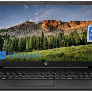 HP 15.6'' HD Laptop Computer (2023 Model), Quad-Core Intel Pentium N5030 (Upto 3.1GHz), 32GB RAM, 1TB SSD, Intel UHD Graphics, WiFi, HD Webcam, RJ-45, Long Hour Battery, Win 11+HubxcelAccessory,Black