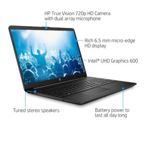 HP 15.6'' HD Laptop Computer (2023 Model), Quad-Core Intel Pentium N5030 (Upto 3.1GHz), 32GB RAM, 1TB SSD, Intel UHD Graphics, WiFi, HD Webcam, RJ-45, Long Hour Battery, Win 11+HubxcelAccessory,Black