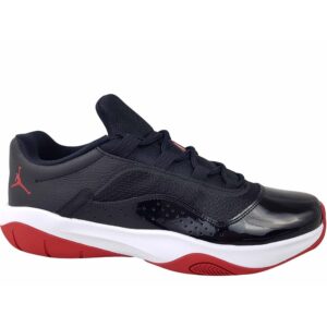 nike jordan men's 11 cmft low bred black/white-gym red (dm0844 005) - 9