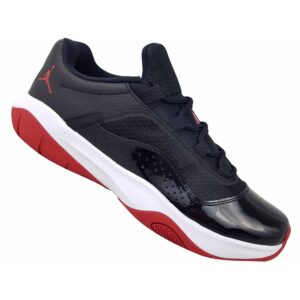 Nike Jordan Men's 11 CMFT Low Bred Black/White-Gym Red (DM0844 005) - 9