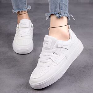 Recoisin Women's Walking Shoes Running Lightweight Tennis Sneakers New Available White