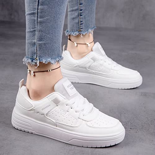 Recoisin Women's Walking Shoes Running Lightweight Tennis Sneakers New Available White