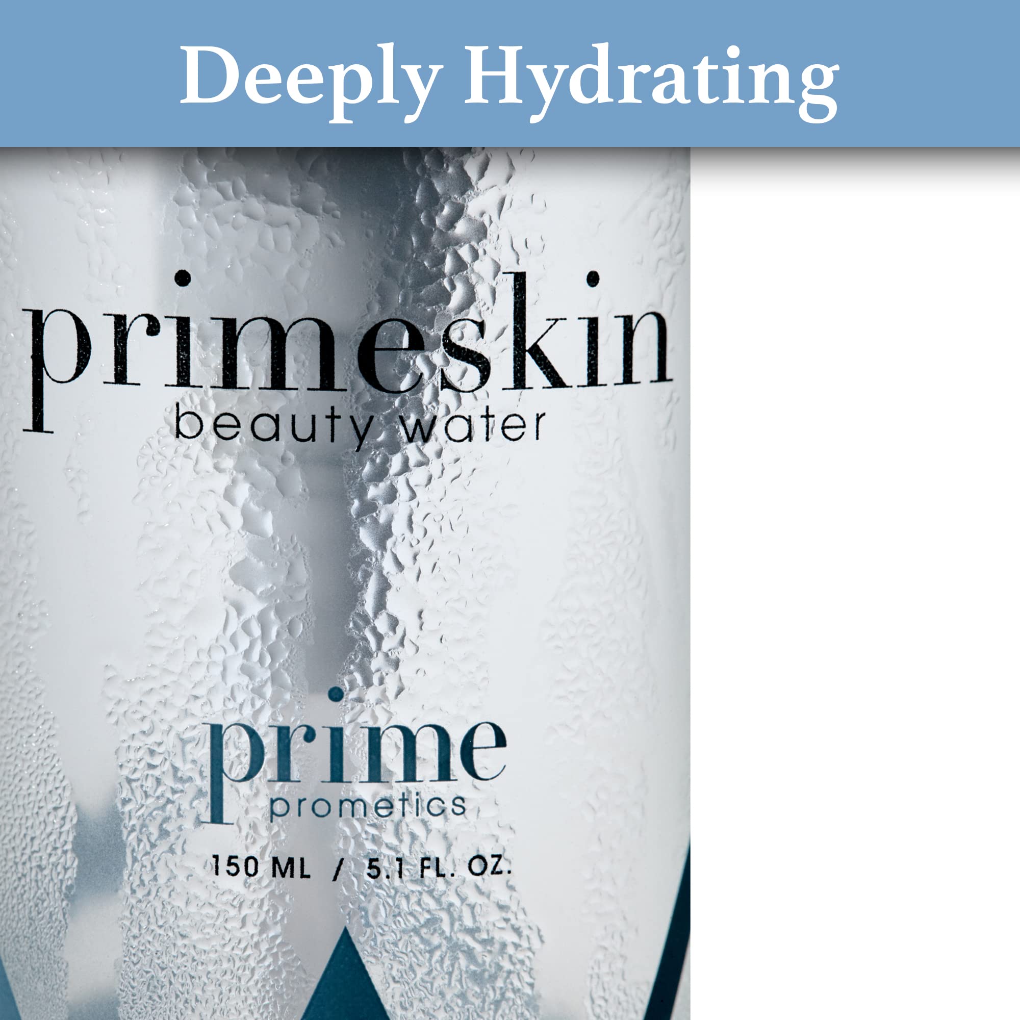 Prime Prometics PrimeSkin Beauty Water – Deeply Hydrating Pro-Age Make-Up Remover for Mature Women – Clean, One Swipe – for All Skin Types – pH Balanced, Hypoallergenic