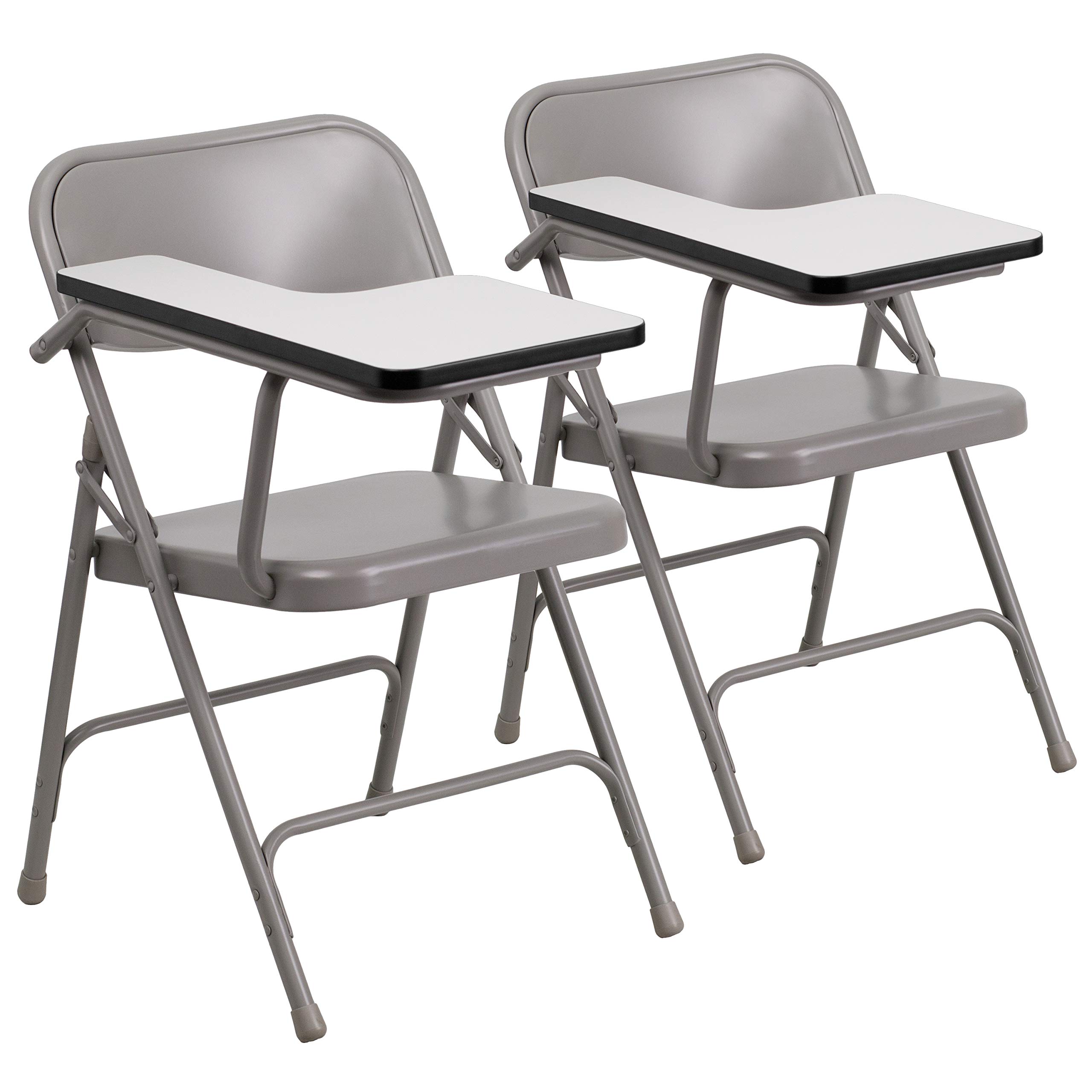 Flash Furniture Rutherford 2 Pack Premium Steel Folding Chair with Right Handed Tablet Arm Ralph Premium Steel Folding Chair with Right Handed Tablet Arm