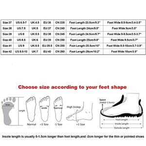 Womens Walking Shoes,Slip On Sneakers Women Casual Sports Shoes Mesh Breathable Running Shoes Lightweight Non Slip Shoes Lace-up Fashion Walking Sneakers for Women Work Workout Gym Travel (8, A3)