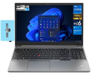 lenovo thinkpad e15 gen 4 15.6" fhd ips business laptop (intel i7-1255u, 40gb ram, 1tb pcie ssd, wifi 6e, bluetooth 5.3, thunderbolt 4, webcam, rj-45, win11pro) w/dkz hub usb port expander