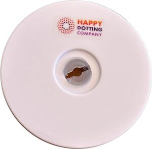 4” - turntable for painting - happy dotting company - best small turntable for dot art - must-have tool for mandala art stone painting - lazy susan - rotates 360 degrees