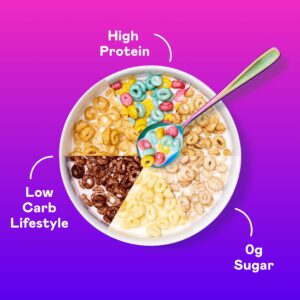 Magic Spoon Cereal, Variety 6-Pack of Cereal + Spoon - Keto & Low Carb Lifestyles, Gluten & Grain Free, High Protein, 0g Sugar