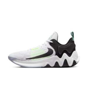 nike men's giannis immortality white/metallic gold-black (cz4099 100) (white/barely volt/grey fog/black, us_footwear_size_system, adult, men, numeric, medium, numeric_9_point_5)