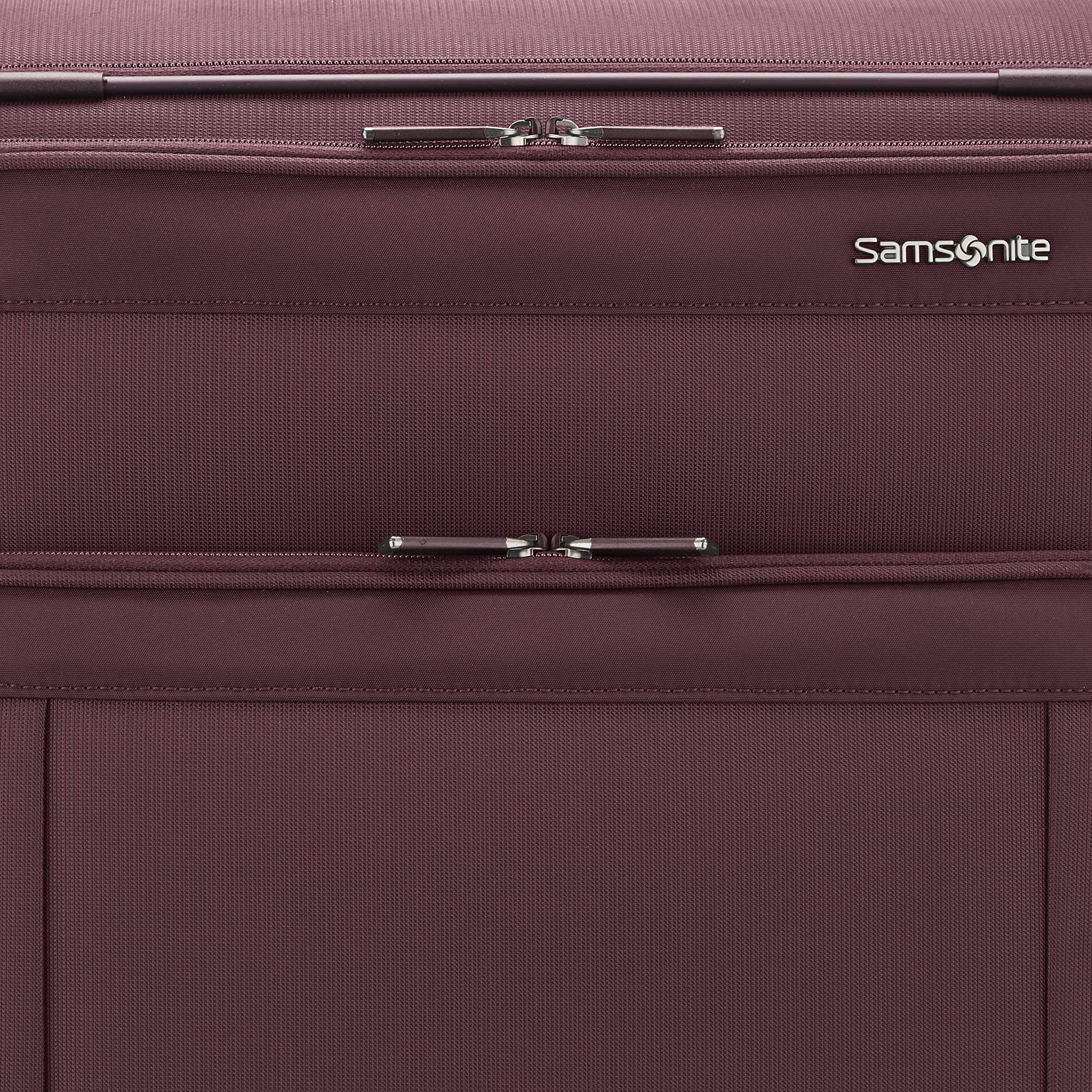 Samsonite Lineate DLX Softside Expandable Luggage with Spinner Wheels, Merlot