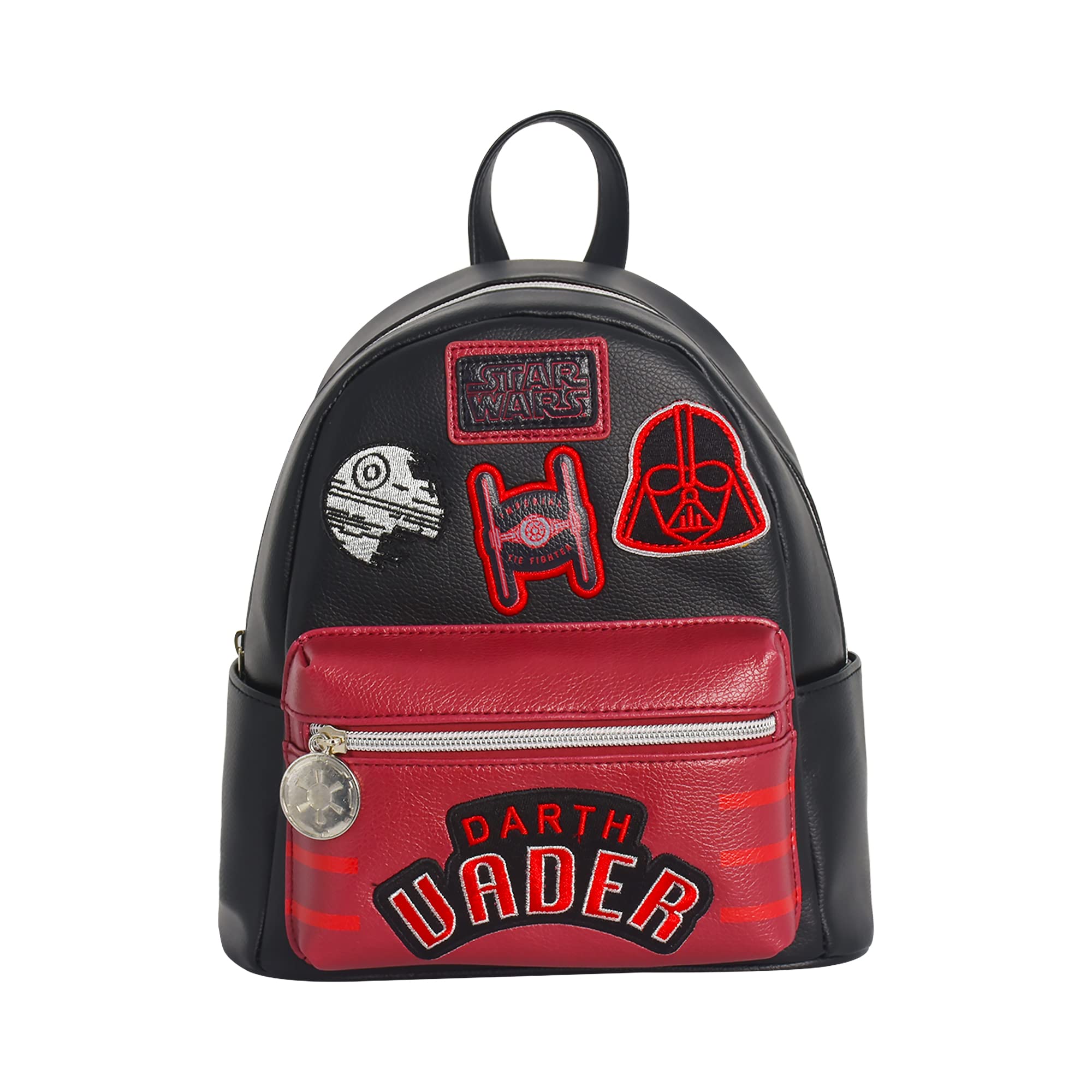 Concept One Star Wars Mini Backpack, Darth Vader Small Travel Bag for Men and Women, Multi, 9 Inch