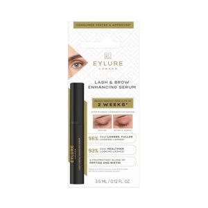 eylure 2in1 lash & brow enhancing serum, 3.5 ml | see results in 2 weeks clear