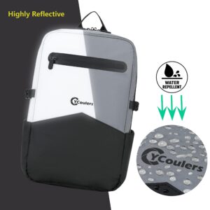 Cycoulers Reflect 360 safety Highly Reflective Water Resistant Backpack/Rucksack,20L with laptop compartment Great for Travel, Commuting,Sports,Cycling